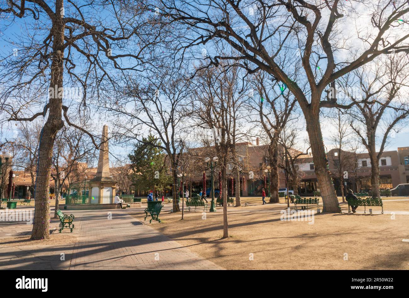 Historic Downtown Santa Fe in New Mexico Stock Photo - Alamy