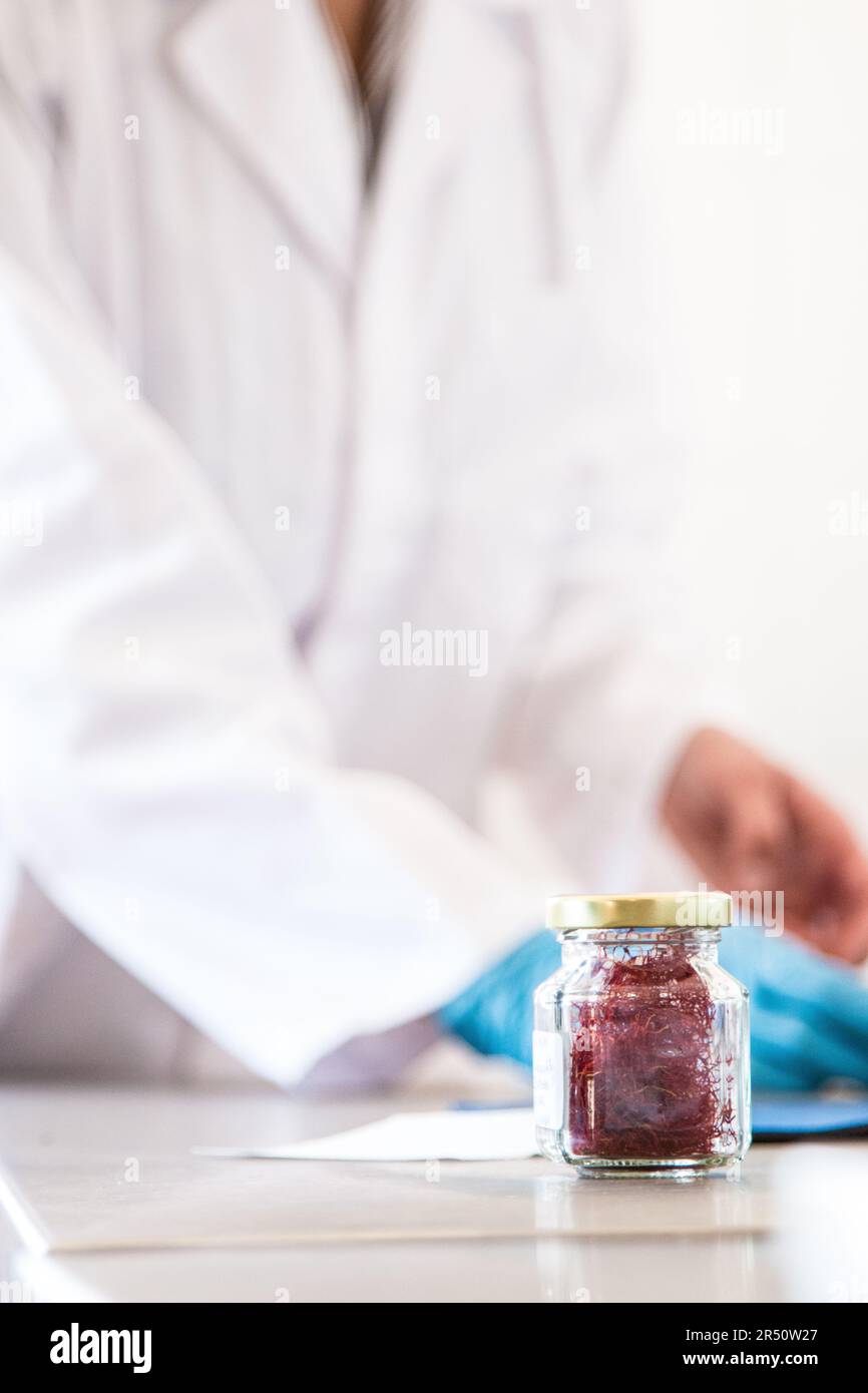 Saffron testing hi-res stock photography and images - Alamy