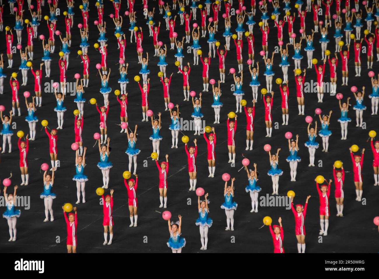 Arirang Mass games in Pyongyang, North Korea Stock Photo - Alamy