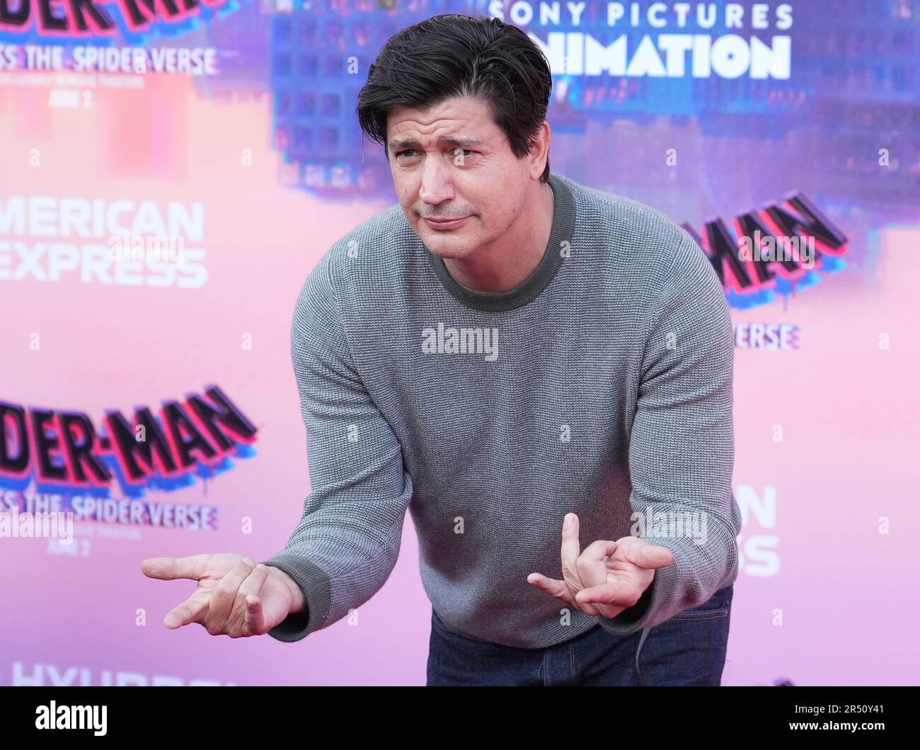 Ken Marino arrives at the Sony Pictures Animation's SPIDER-MAN: ACROSS ...
