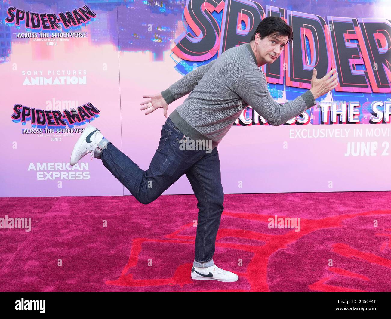 Ken Marino arrives at the Sony Pictures Animation's SPIDER-MAN: ACROSS ...