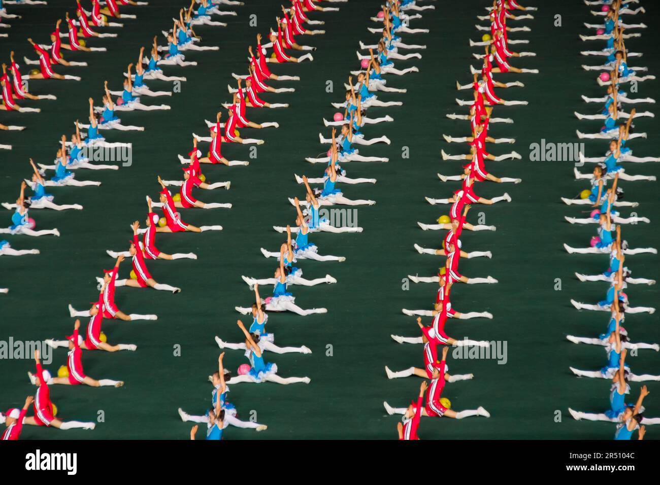 Arirang Mass games in Pyongyang, North Korea Stock Photo - Alamy