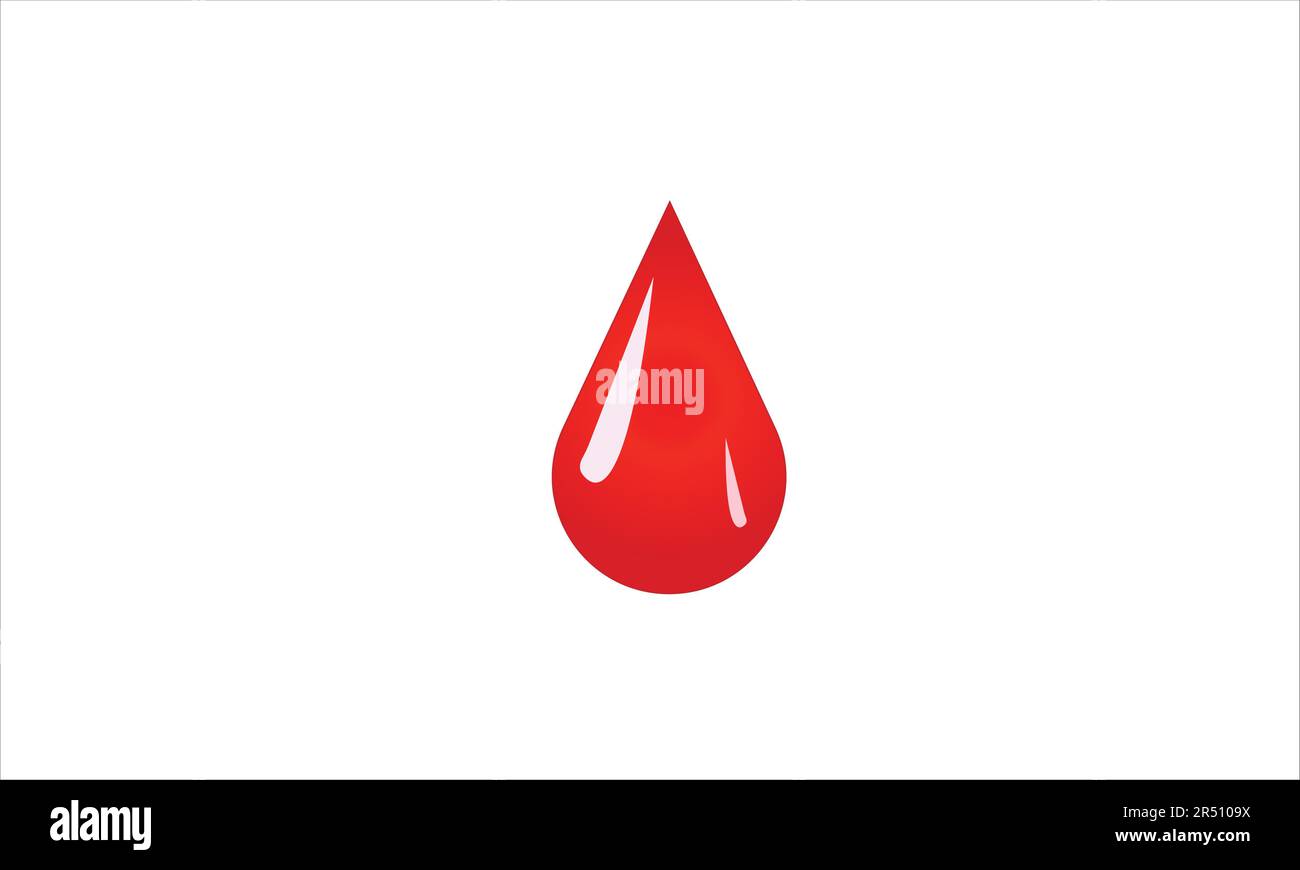 Blood drop donation icon vector hi-res stock photography and images - Alamy