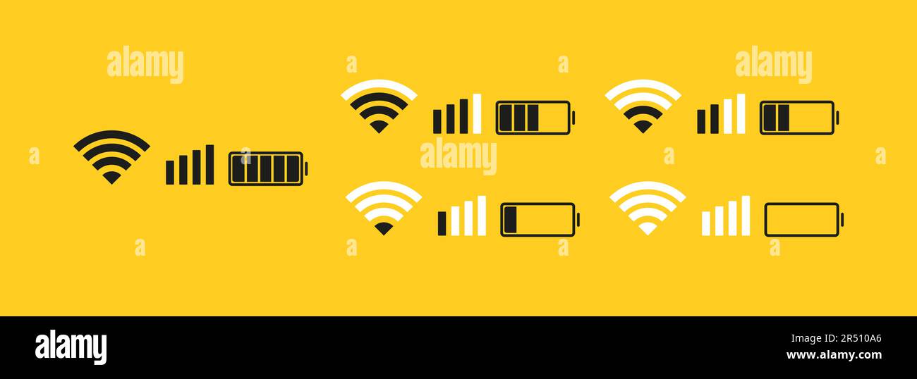 Connecting to a network concept with wireless signals and devices ...