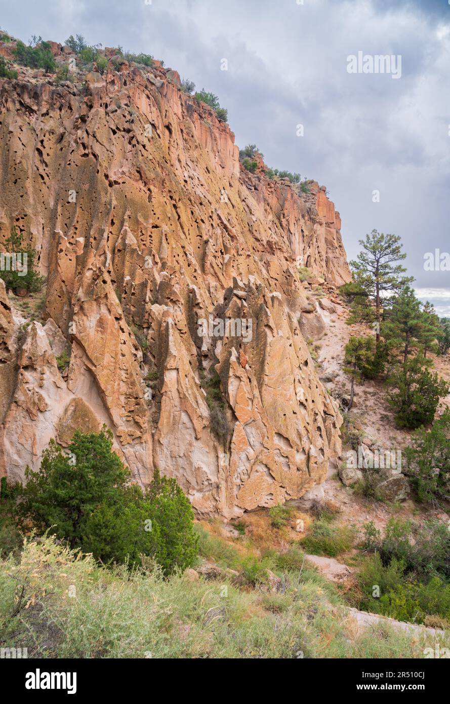 Bandelier National Monument, National reserve in New Mexico Stock Photo ...