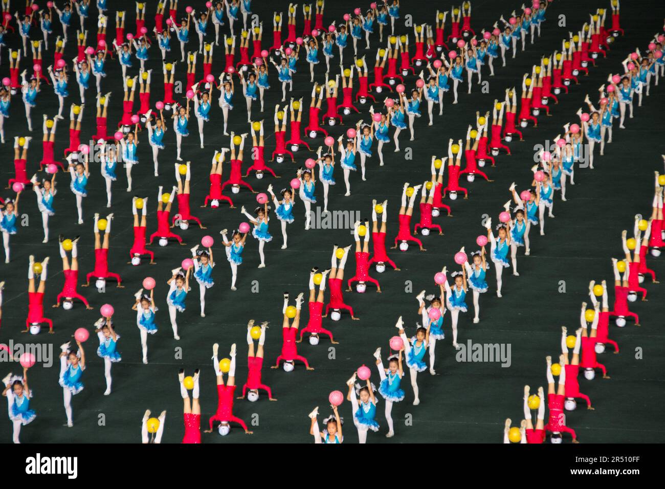 Arirang Mass games in Pyongyang, North Korea Stock Photo - Alamy