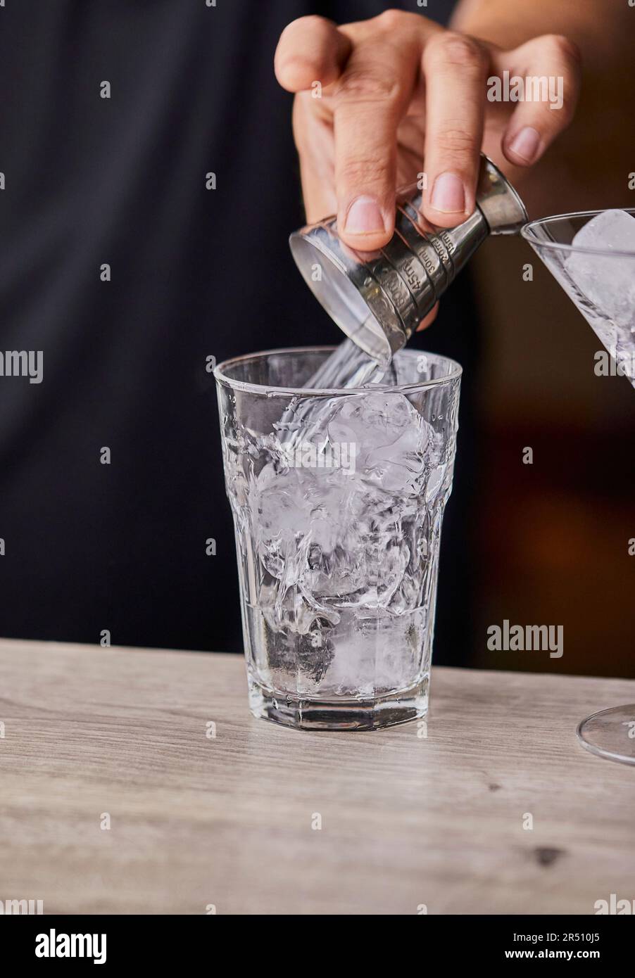 Add ice cubes shot vodka hi-res stock photography and images - Alamy