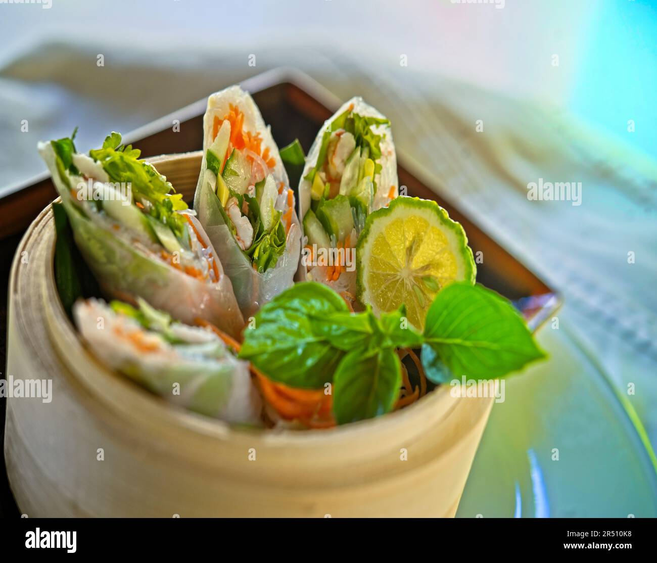 Steam rice rolls hi-res stock photography and images - Alamy