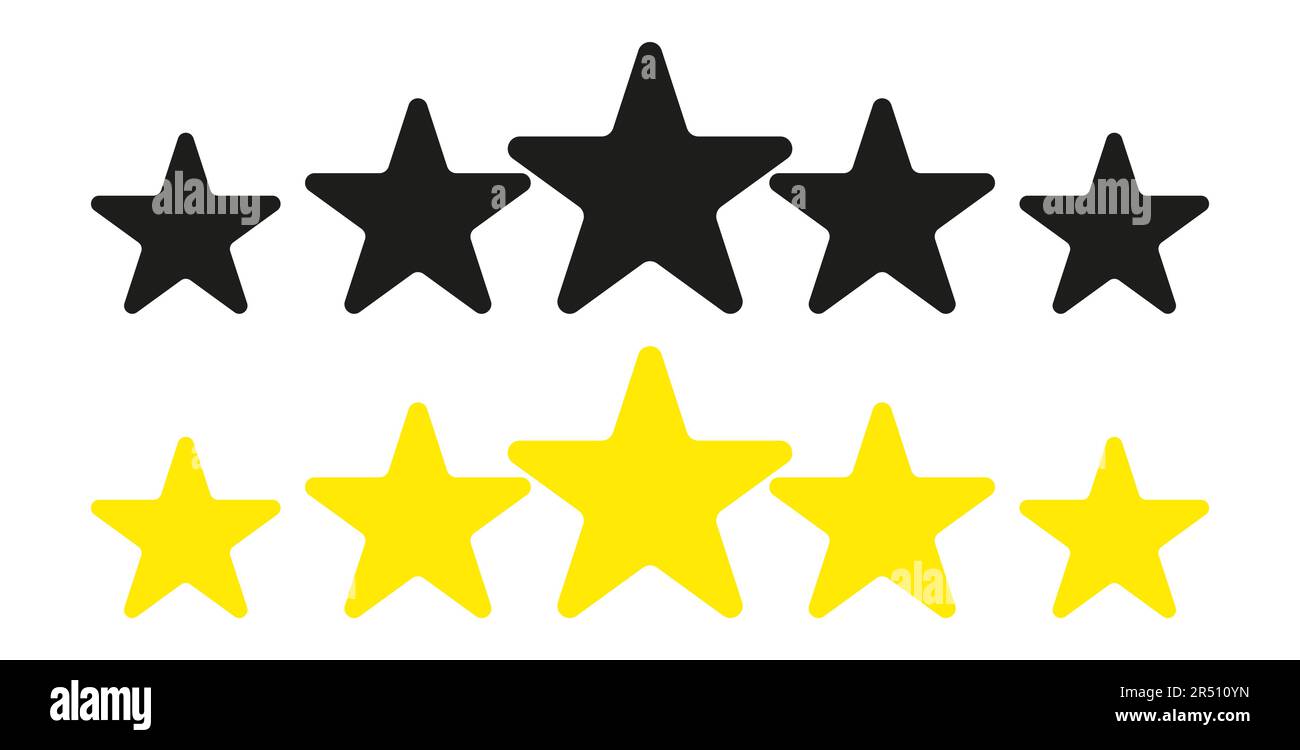 Star rating system for evaluating and reviewing products, services, or ...
