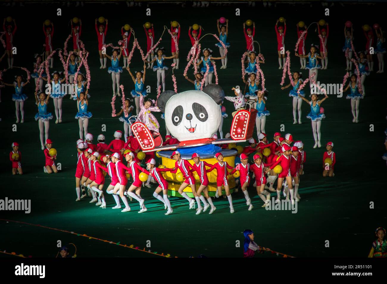 Arirang Mass games in Pyongyang, North Korea Stock Photo - Alamy