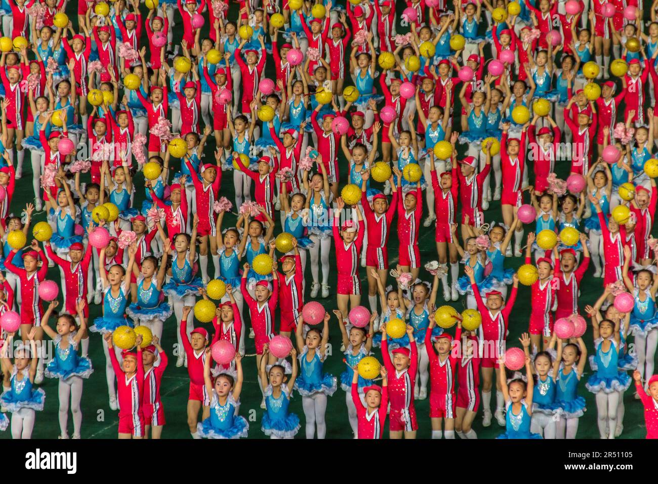 Arirang Mass games in Pyongyang, North Korea Stock Photo - Alamy
