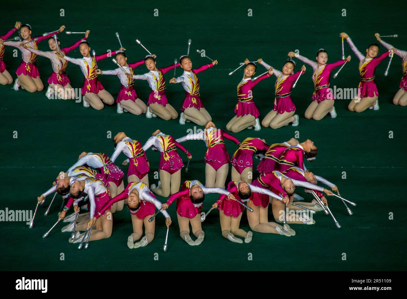 Arirang Mass games in Pyongyang, North Korea Stock Photo - Alamy