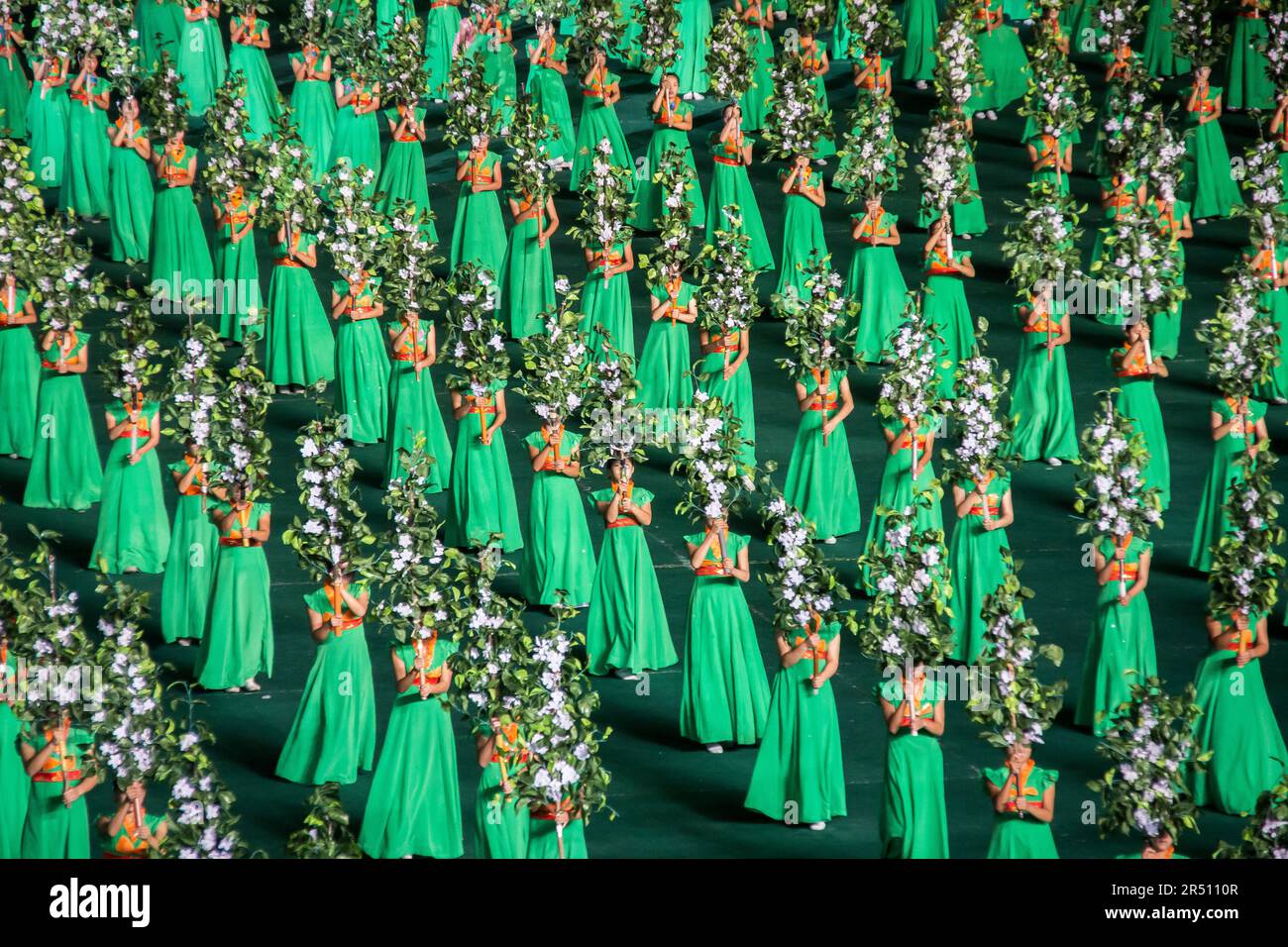 Arirang Mass games in Pyongyang, North Korea Stock Photo - Alamy