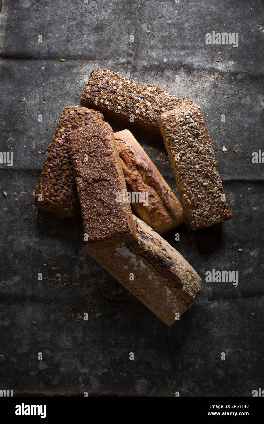 Various types bread from hi-res stock photography and images - Alamy