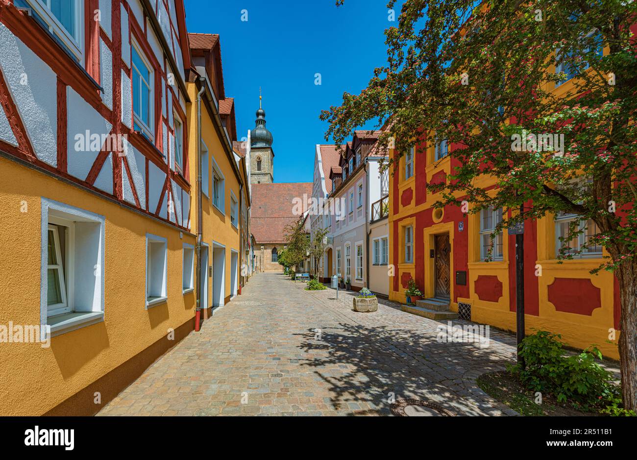 FORCHHEIM, BAVARIA, GERMANY - CIRCA MAY, 2023: St.-Martin-Strasse in ...