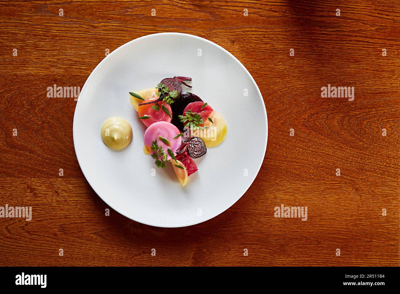 Vegetable salad of different beetroot varieties Stock Photo - Alamy
