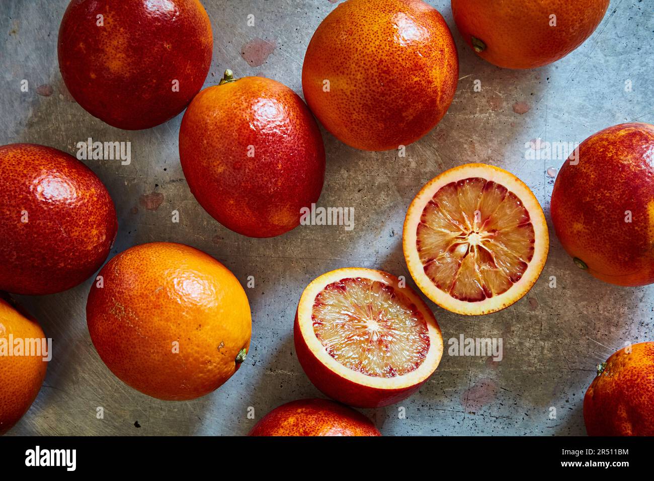 Blood oranges (filling the frame Stock Photo - Alamy