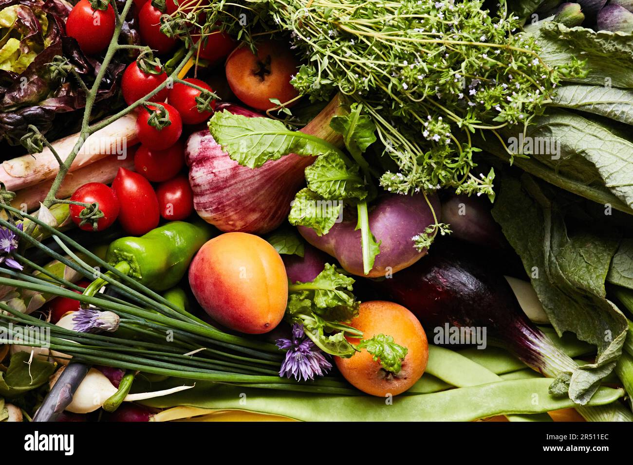 Mixed vegetables (full picture Stock Photo - Alamy