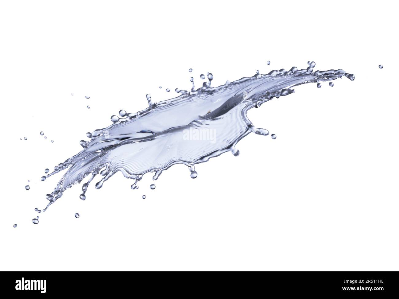 Water splash against white background Cut Out Stock Images & Pictures ...