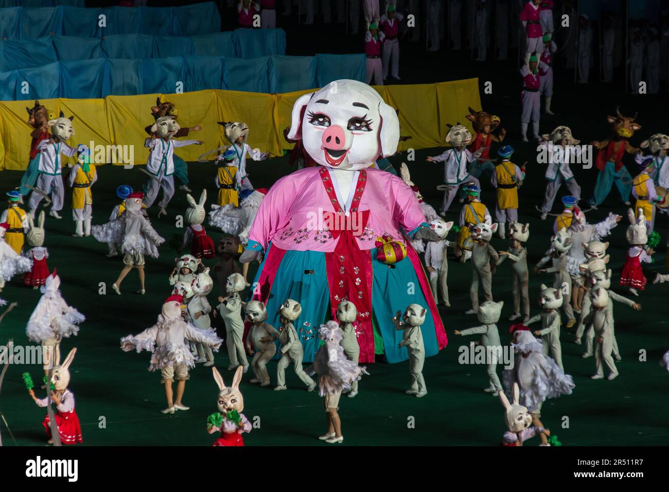 Arirang Mass games in Pyongyang, North Korea Stock Photo - Alamy