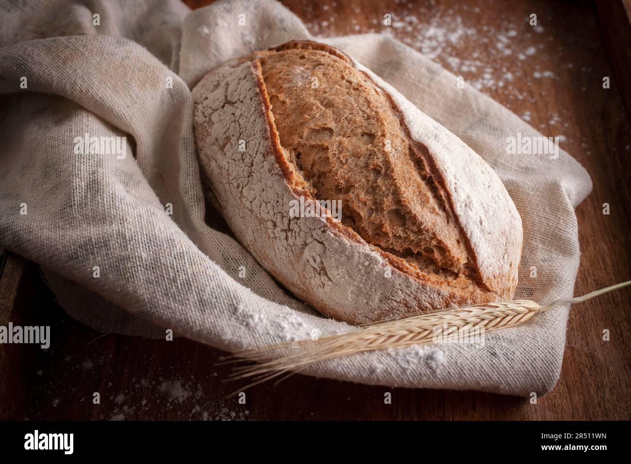 Traditional wheat bread Stock Photo - Alamy