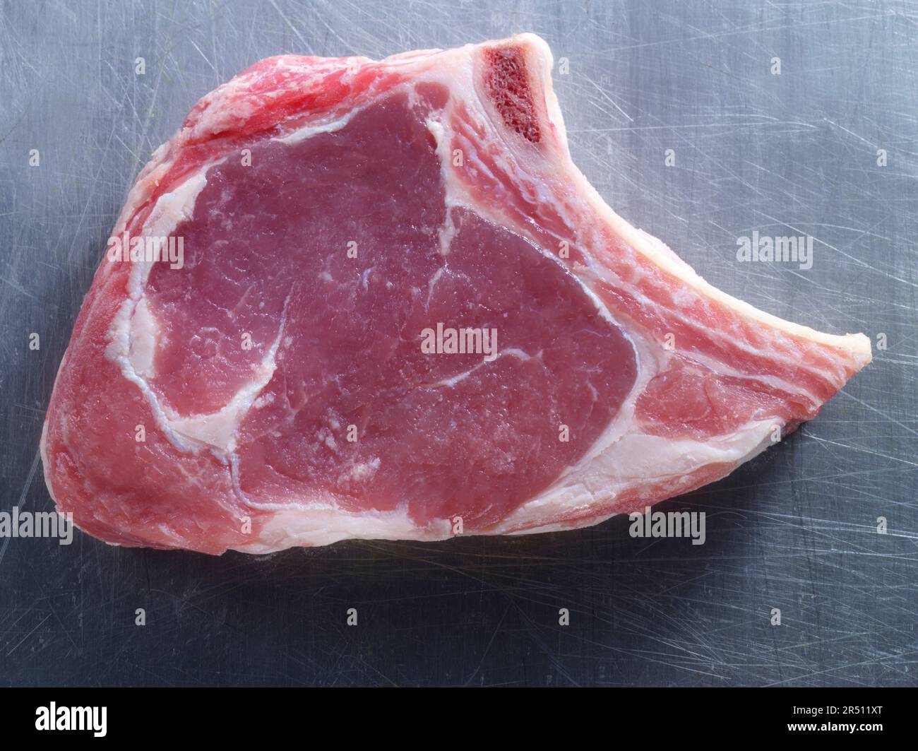 Fresh veal chop Stock Photo - Alamy