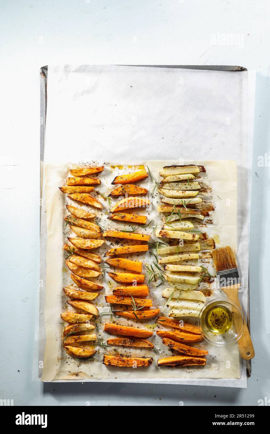 Chip sticks three seventy Stock Photo - Alamy