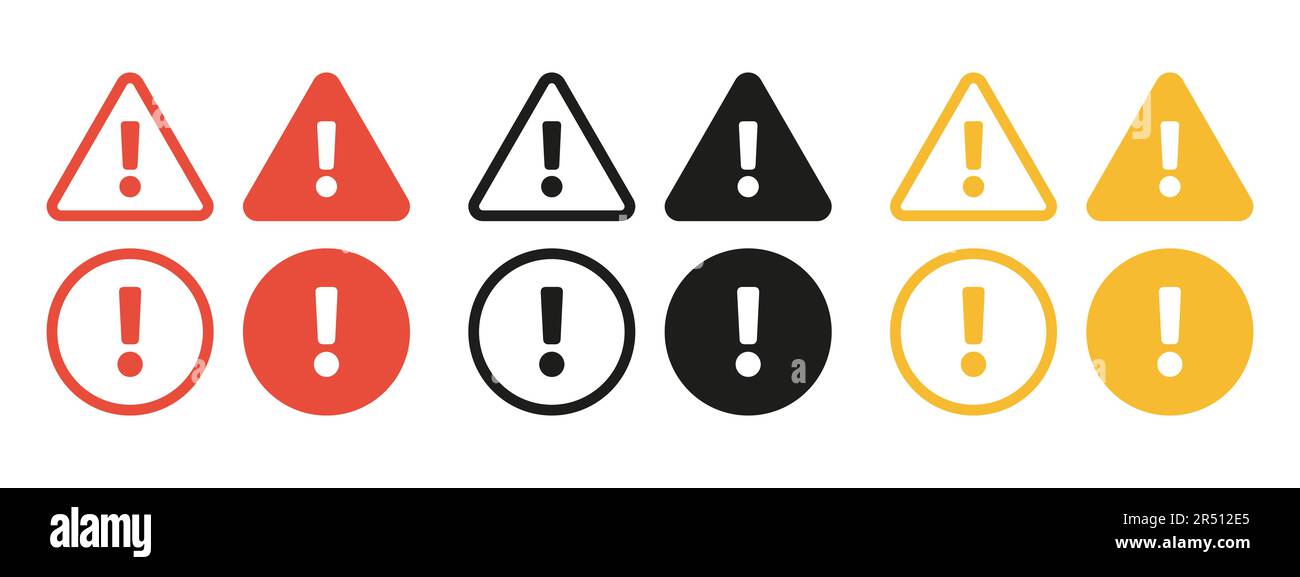 Hazard sign or warning sign used to indicate potential dangers or ...