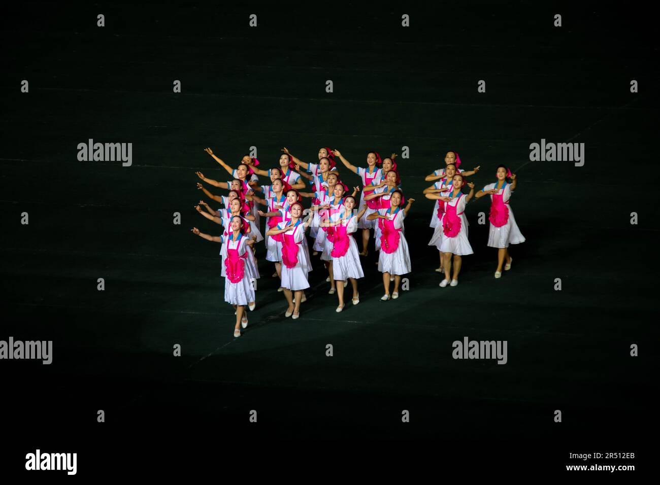 Arirang Mass games in Pyongyang, North Korea Stock Photo - Alamy