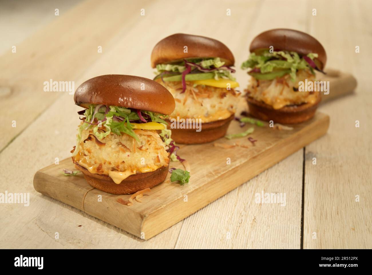 Mahi mahi sliders Stock Photo - Alamy