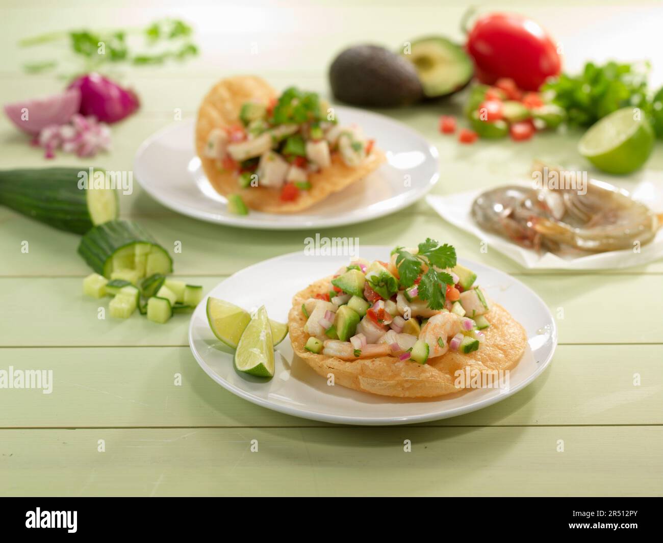 Mahi mahi ceviche Stock Photo - Alamy