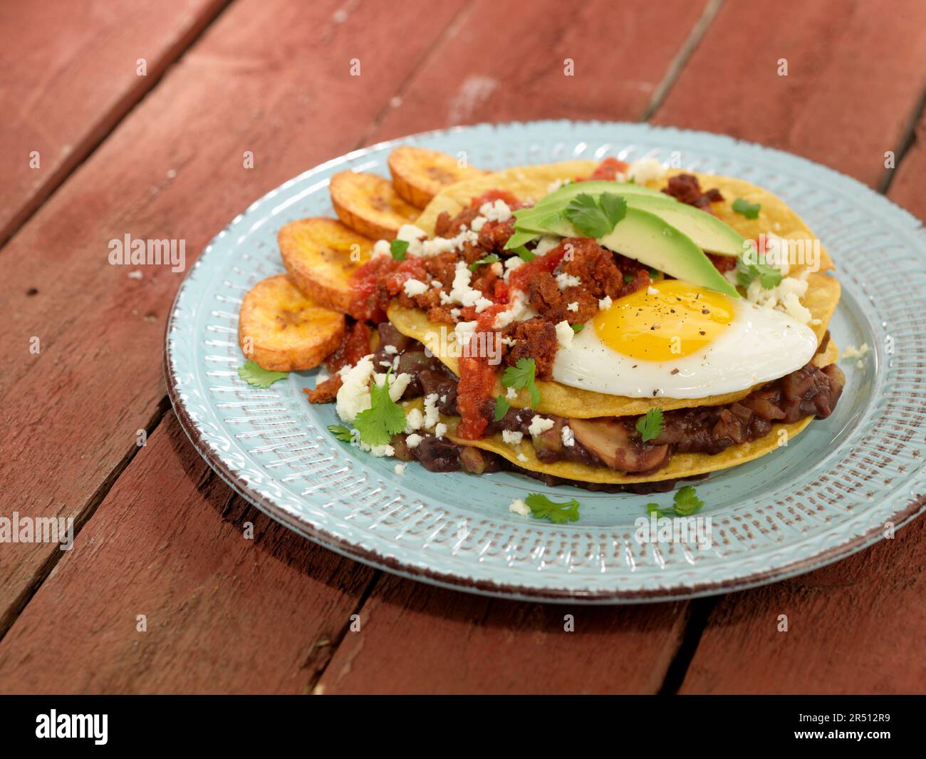 A Mexican breakfast Stock Photo - Alamy
