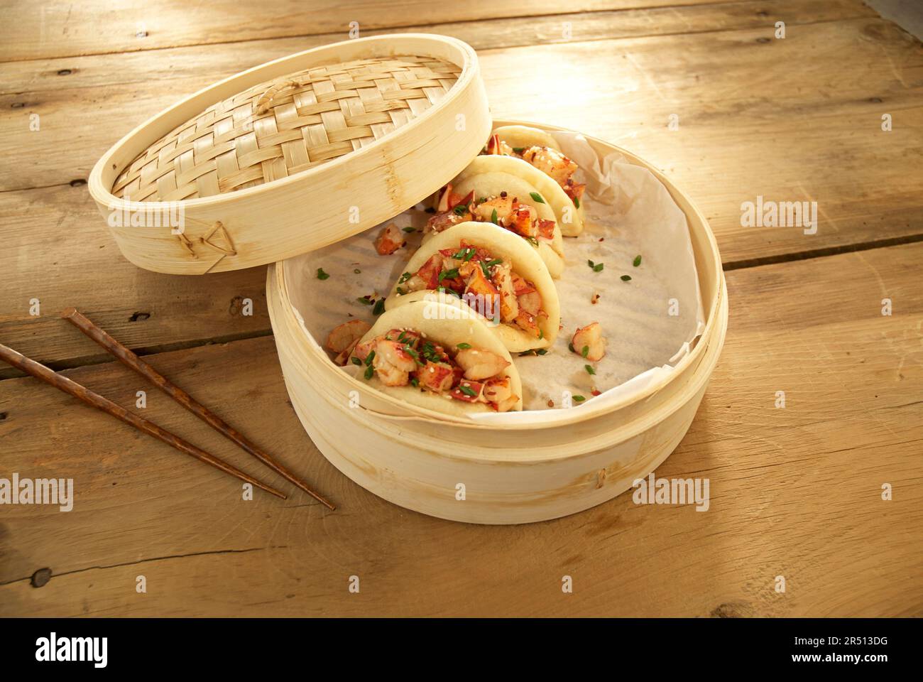 Bao buns shrimp hi-res stock photography and images - Alamy