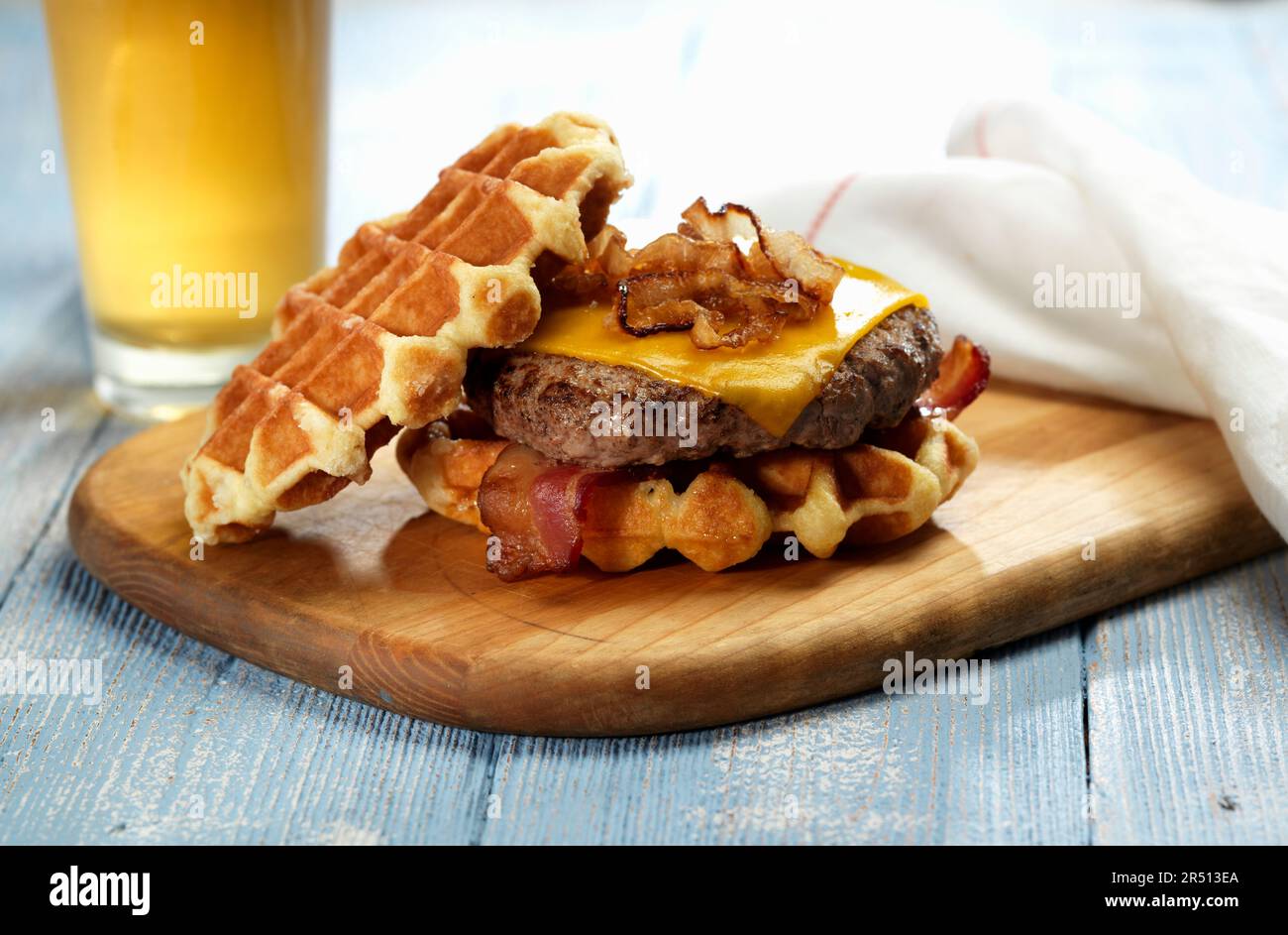 Savoury waffle hi-res stock photography and images - Alamy