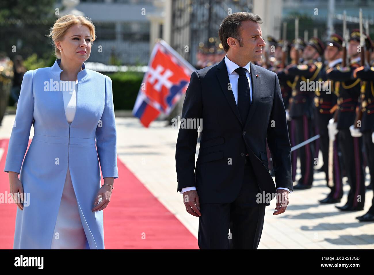Bratislava, Slovakia. 31st May, 2023. Slovak President Zuzana Caputova ...