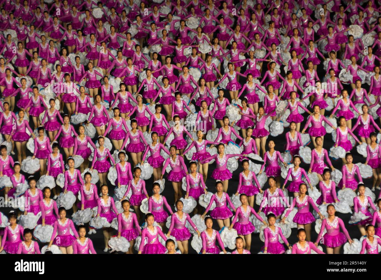 Arirang Mass games in Pyongyang, North Korea Stock Photo - Alamy