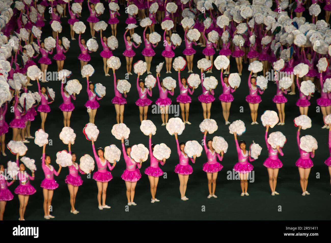 Arirang Mass games in Pyongyang, North Korea Stock Photo - Alamy