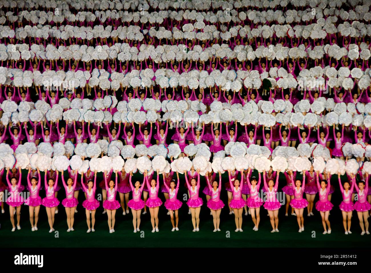 Arirang Mass games in Pyongyang, North Korea Stock Photo - Alamy