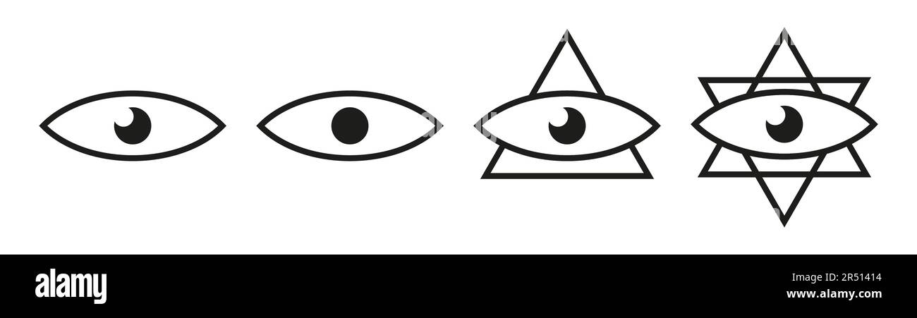 A captivating collection of eye-inspired vector illustrations ...