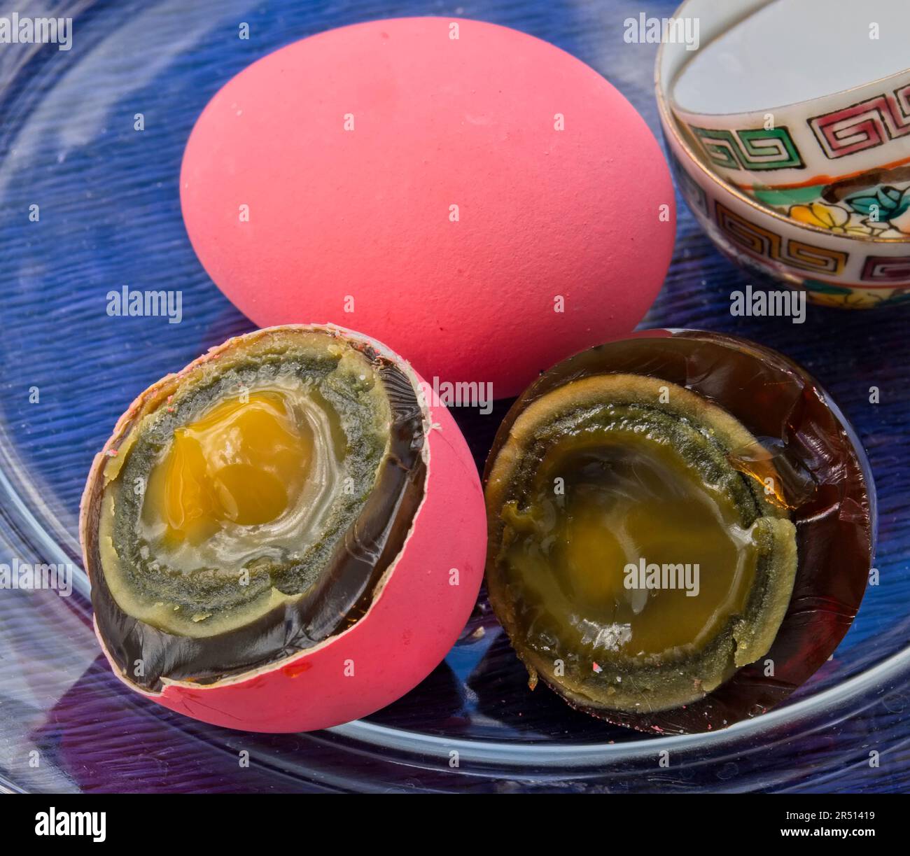 Chinese century eggs Stock Photo - Alamy