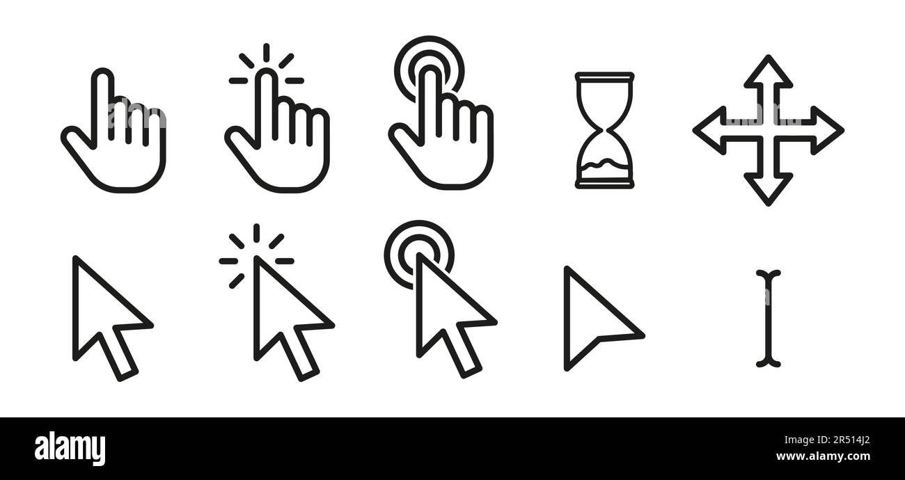 Explore a diverse collection of vector illustrations representing touch ...