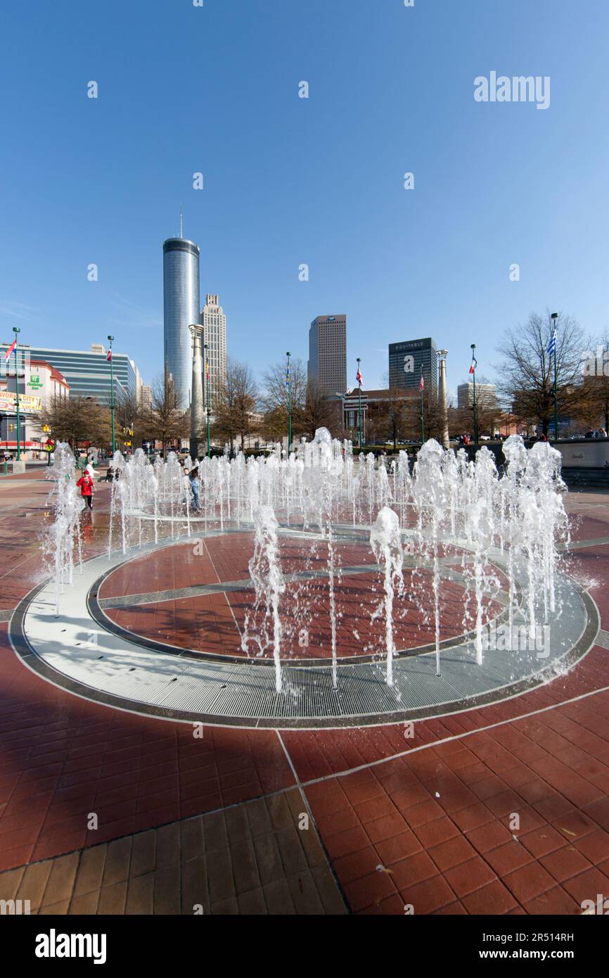 Centenary square, Atlanta Georgia, USA Stock Photo - Alamy