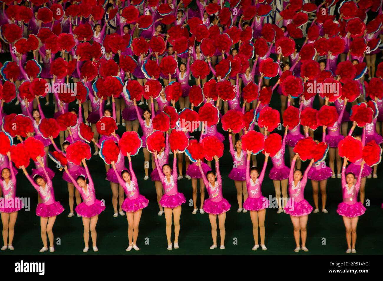 Arirang Mass games in Pyongyang, North Korea Stock Photo - Alamy