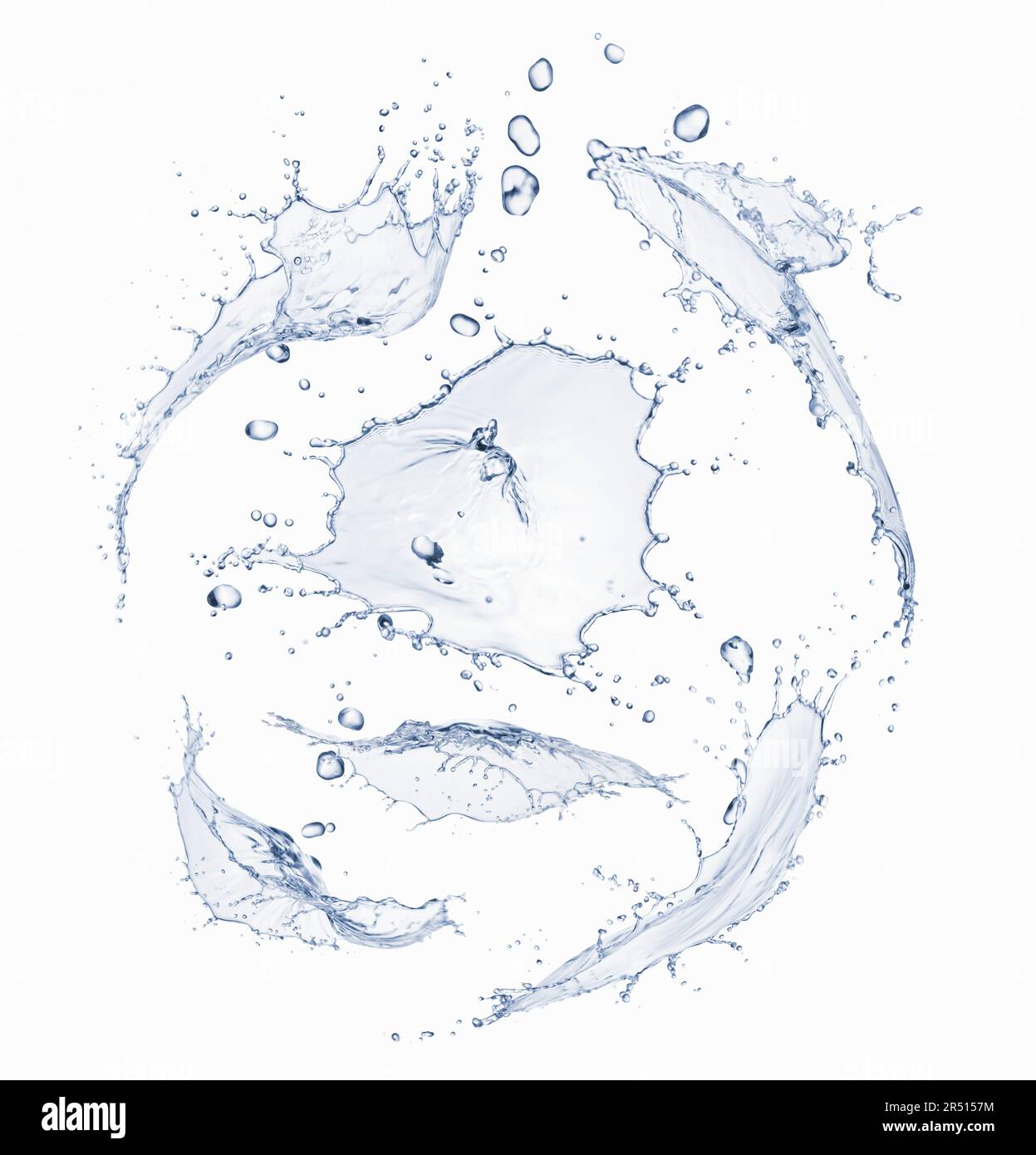 Bottled water splash Cut Out Stock Images & Pictures - Alamy