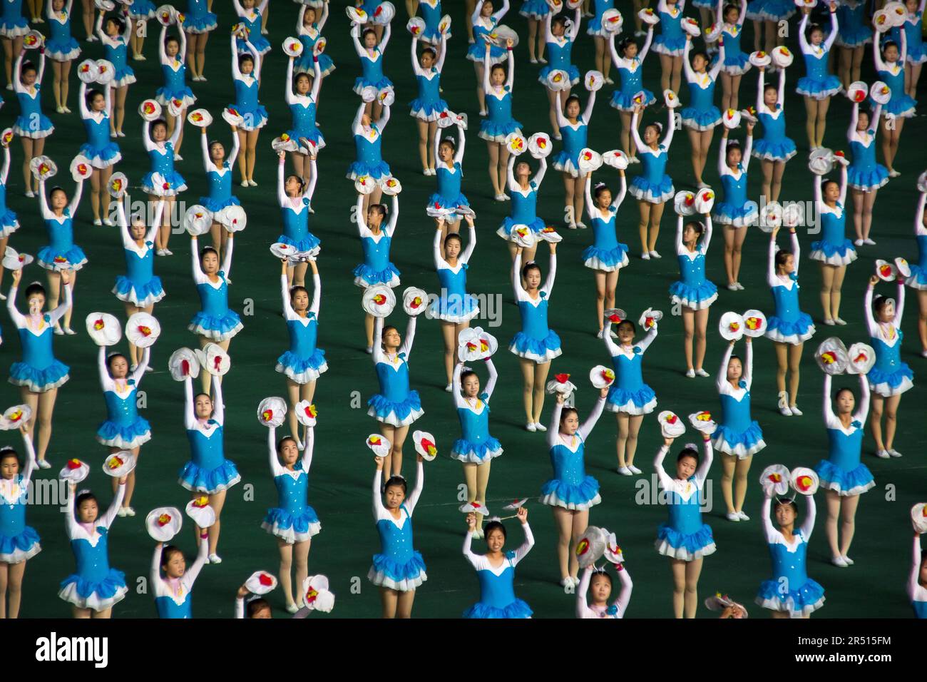 Arirang Mass games in Pyongyang, North Korea Stock Photo - Alamy