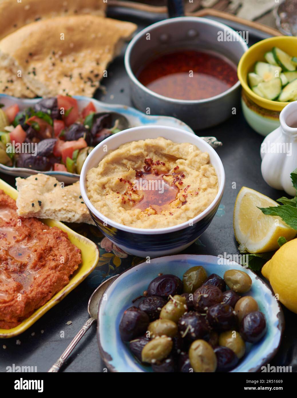 Arab appetizers hi-res stock photography and images - Alamy