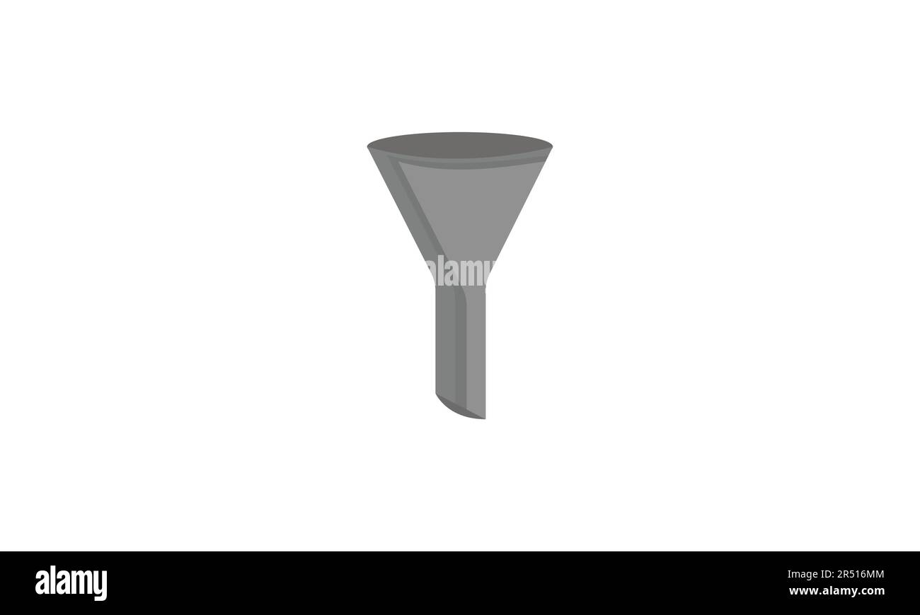 Funnel vector isolated on white Stock Vector Image & Art - Alamy