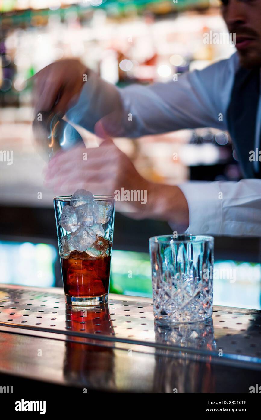 Bartender motion hi-res stock photography and images - Alamy