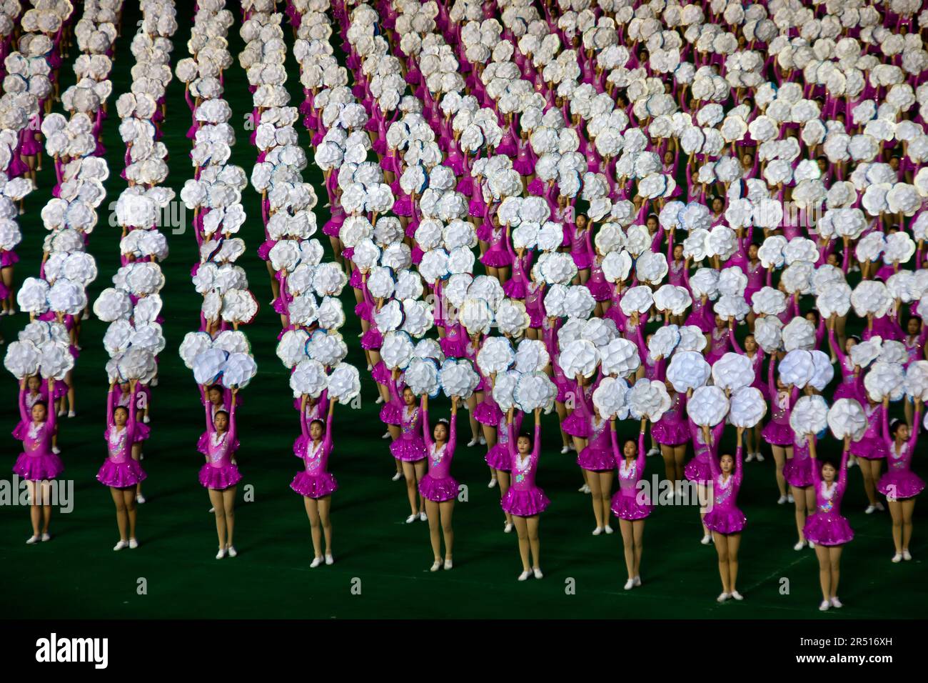 Arirang Mass games in Pyongyang, North Korea Stock Photo - Alamy