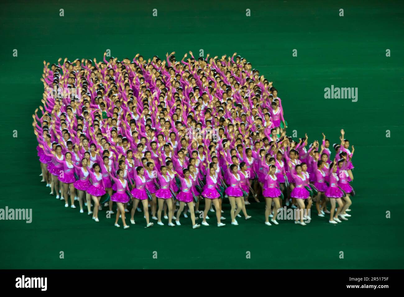 Arirang Mass games in Pyongyang, North Korea Stock Photo - Alamy